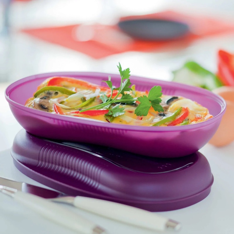 กล่องใส่อาหารอุ่นในไมโครเวฟได้ แบรนด์ Tupperware รุ่น Micro Delight (1 ...