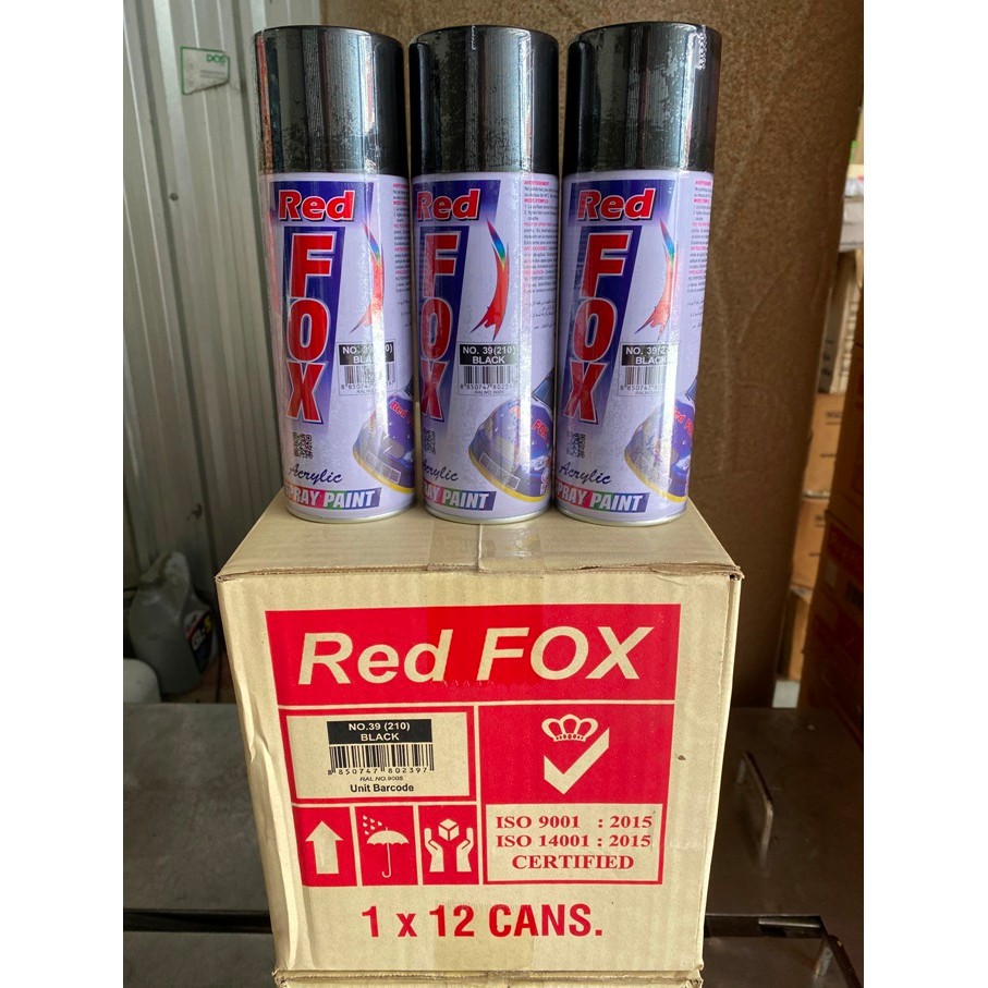 ขายส่ง สเปรย์ RED FOX ยกลัง ยกโหล 360.- รวม vat สีสเปรย์ สีสแตนดาร์ด สี ...
