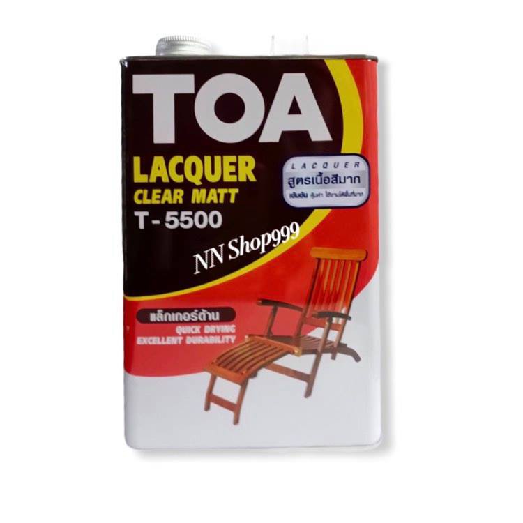 แลคเกอร์ด้าน TOA T-5500 ขนาดแกลลอน ( 3.785 ลิตร) | Shopee Thailand