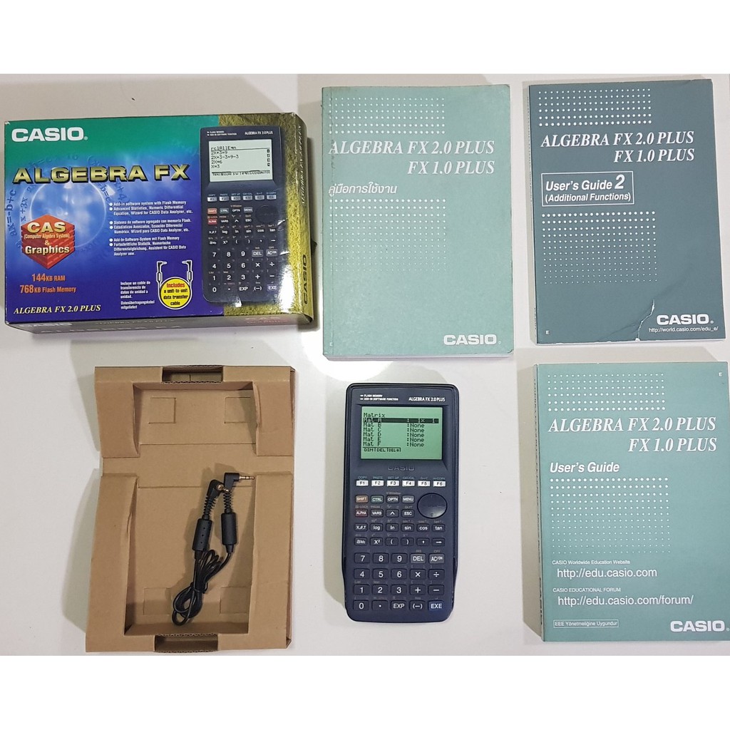 CASIO ALGEBRA FX 2.0PLUS | Shopee Thailand