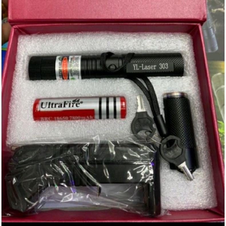 เรเชอร์ Laser pointer YL-303#แสดงสีเขียว#หรือJX-Laser303 | Shopee Thailand