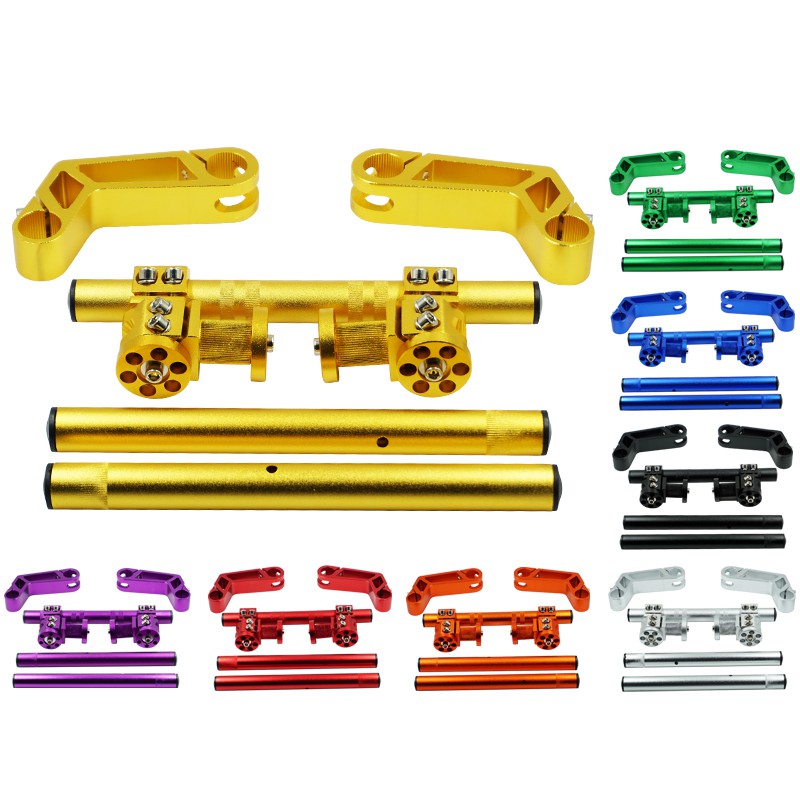 Handle Bar Universal 22mm 7/8 อลูมิเนียมรถจักรยานยนต์พวงมาลัย ...