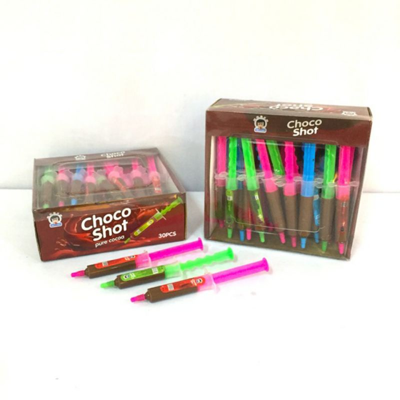 Choco shot ช็อคโกแลตเข็มฉีดยา | Shopee Thailand