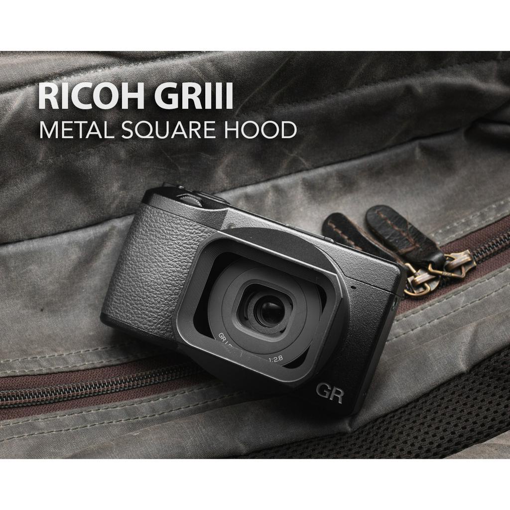 ฮูด Ricoh GRIII GRIIIX JJC LH-GR3 LH-GR3X Metal Square Hood | Shopee ...