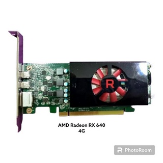 AMD Radeon RX640 4G GDDR5 PCIe Video Card Dell PN: Y77T6 Full-Height ...