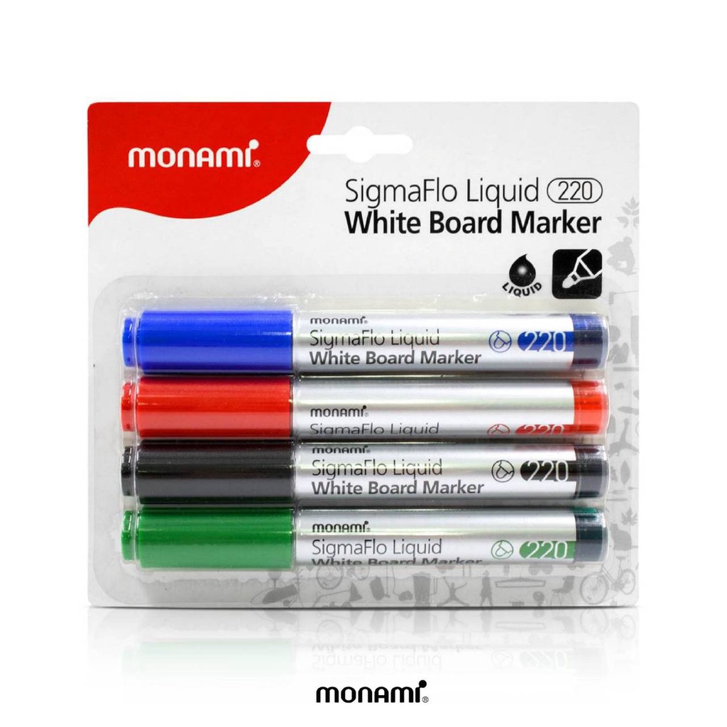 Monami SigmaFlo ปากกาไวท์บอร์ด WhiteBoard SigmaFlo Liquid Marker รุ่น ...
