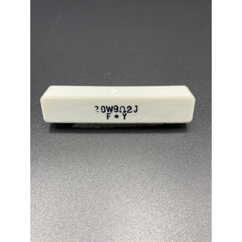 ตัวต้านทาน R 20 Wกระเบื้อง(1ตัว)5R,5.6R,6.8R,7.5R,8.2R,10R,12R,15R,18R,20R ,22R,27R,30R,33R,39R ...