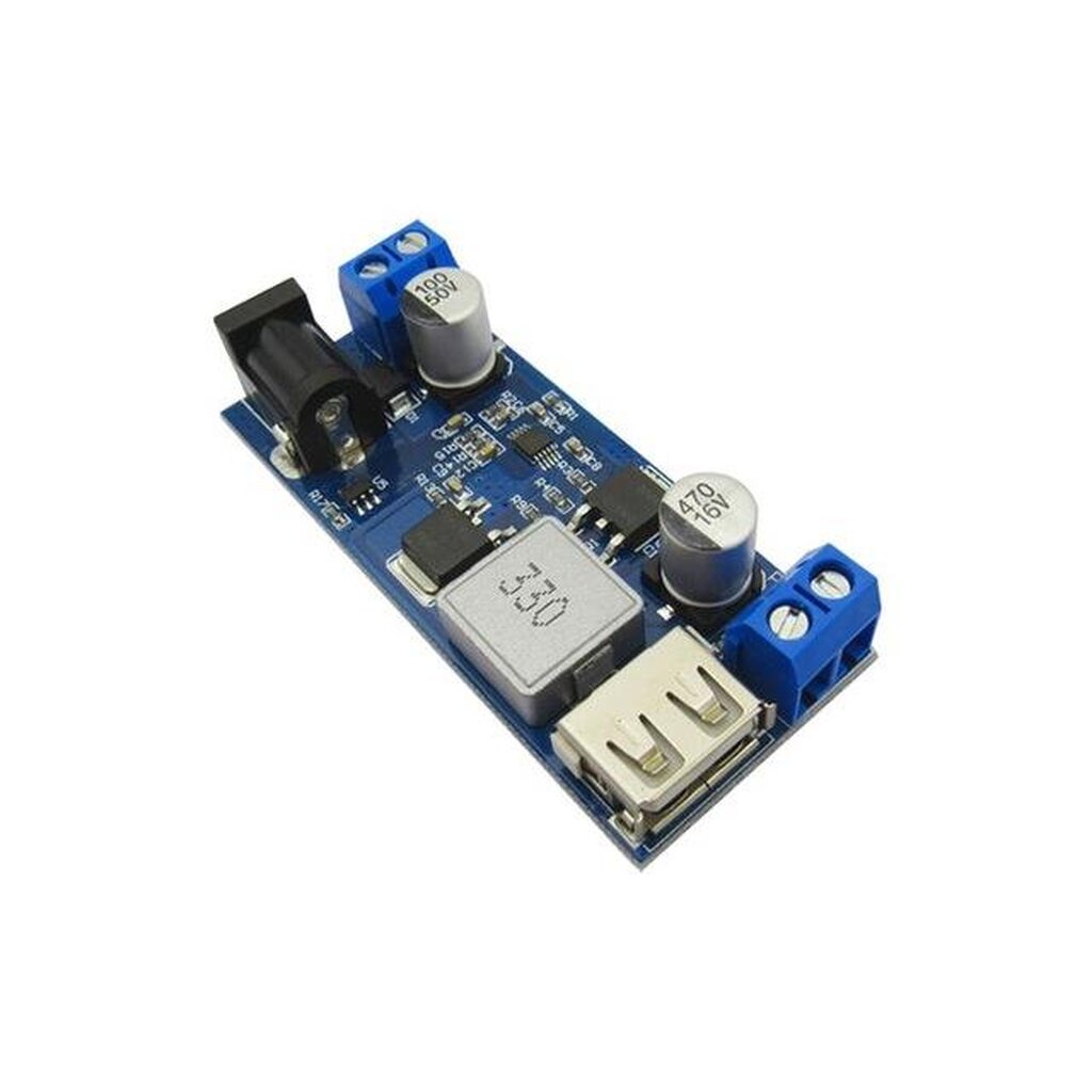 LM2596S DC-DC 24V/12V To 5V 5A Step Down Power Supply Buck Converter ...