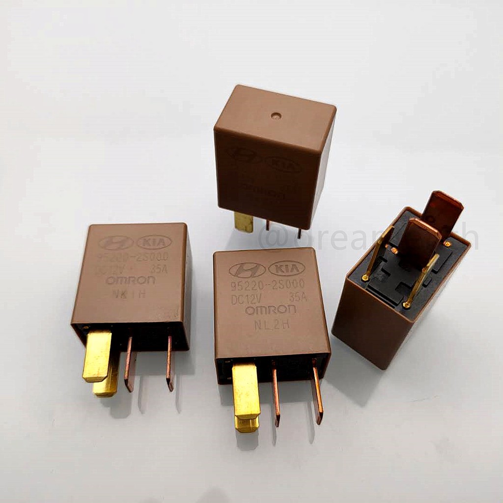omron DC 12V 35A 4 ขา relay รีเลย์ 95220-2S000 KIA Beijing Hyundai ...
