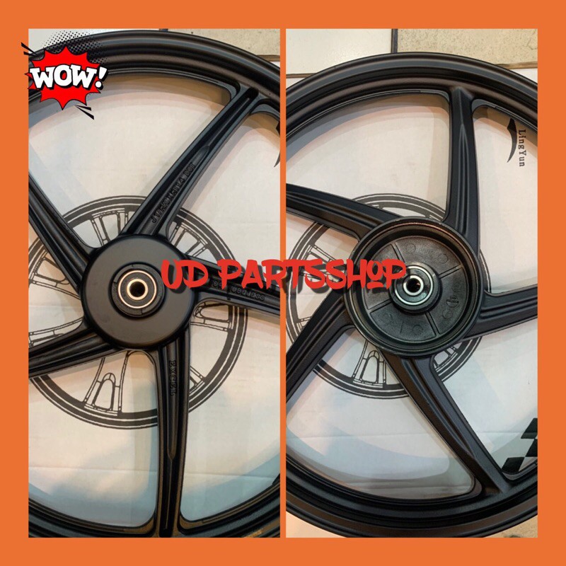 ล้อMaxยี่ห้อExcle, Kryon Pro สำหรับใส่รถW-110i,W-125iปลาวาฬ+ลูกปืนลาย ...