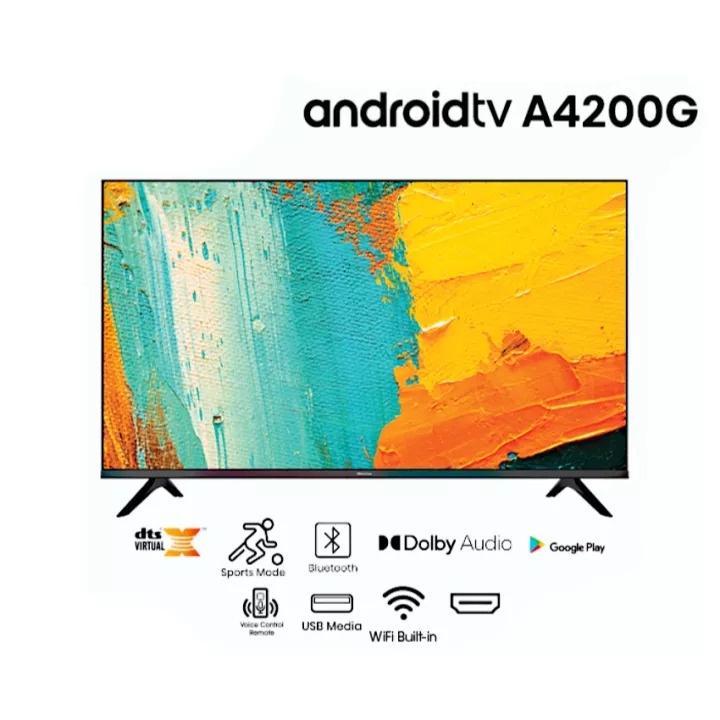 HISENSE ไฮเซนส์ ทีวี 32 นิ้ว แอนดรอยด์ HD รุ่น 32A4200G Clearance grade ...