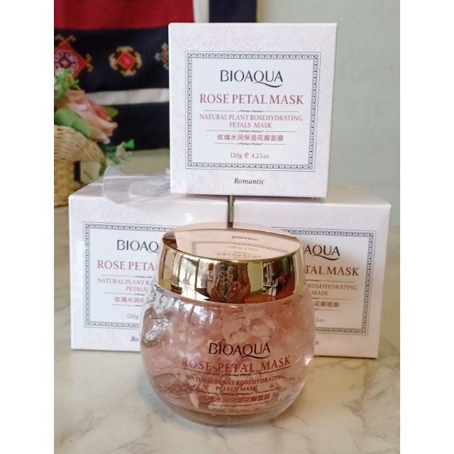 Bioaqua Rose Petal Mask 120กรัม | Shopee Thailand