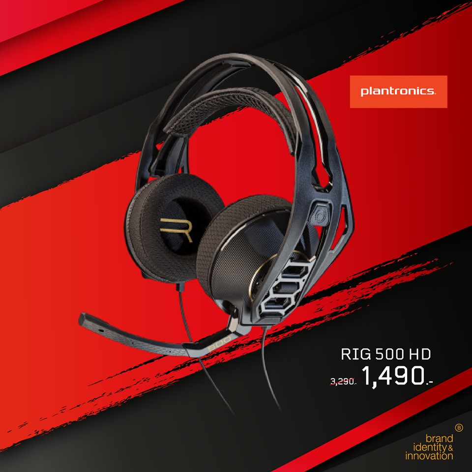 Plantronics RIG 500 HD Stereo PC Gaming Headset | Shopee Thailand