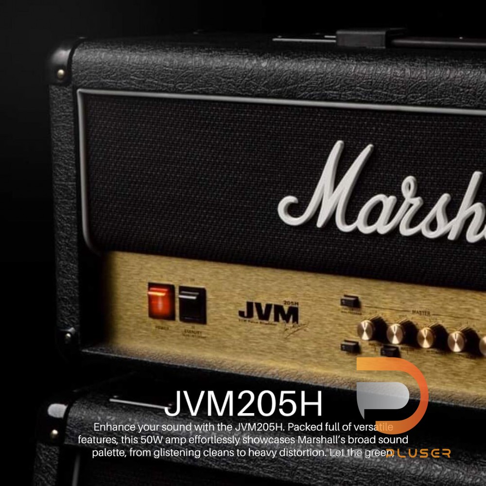 Marshall JVM205H Head หัวแอมป์กีต้าร์หลอดขนาด 50วัตต์ ปรับแนวเสียงได้ ...
