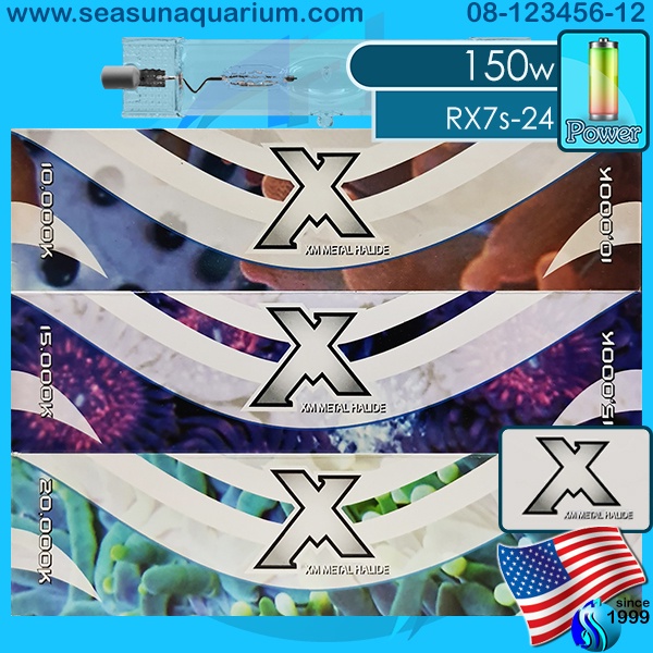 XM MH 150w Double End 10000k 15000k 20000k หลอดเมทอลฮาไลด์ metal halide bulb rx7s-24 mh bulb ...