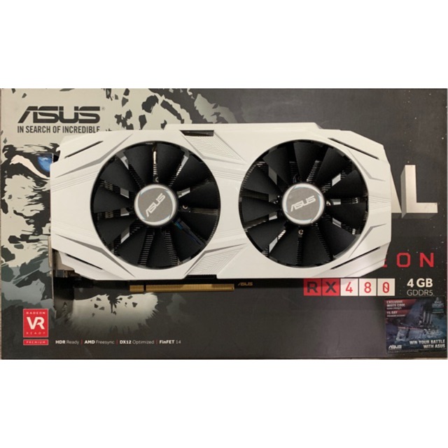 RX 480-4g ASUS DUAL(เสือขาว) | Shopee Thailand
