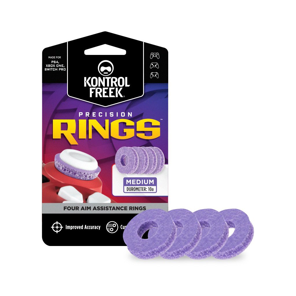 [ของแท้] KontrolFreek Precision Rings™ Medium สีม่วง สำหรับ PS5/PS4 ...