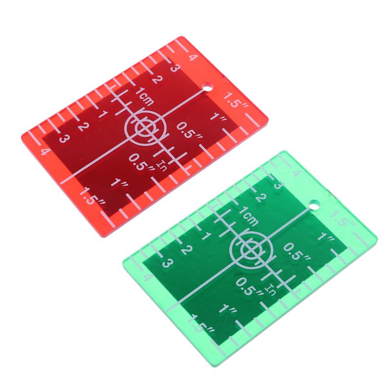 Target Card Plate inch/for cm for Green and Red Level Target Plate ...