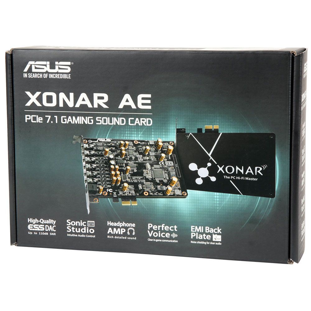 SOUND CARD (ซาวด์การ์ด) ASUS XONAR AE 7.1 PCI-E Hi-Res Gaming Sound ...