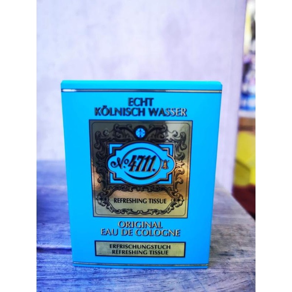 4711 กระดาษเย็น Original Eau De Cologne Refreshing Tissue ผลิต 05/22 ...