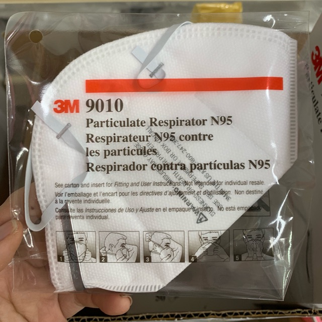 หน้ากากอนามัย N95 3M 9010 ของแท้ พร้อมส่ง | Shopee Thailand