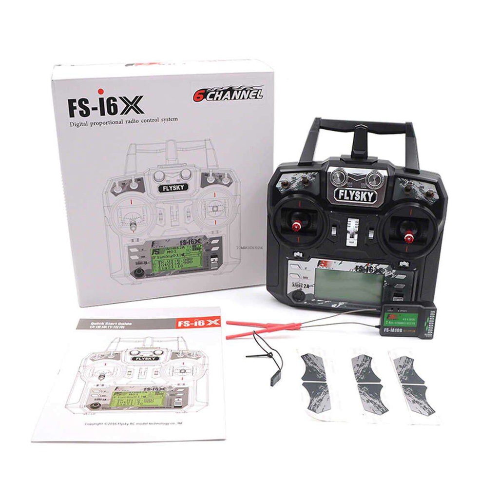 รีโมท Flysky FS-i6X 2.4GHz 10CH AFHDS 2A RC Transmitter (รีซีฟ IA6B) | Shopee Thailand