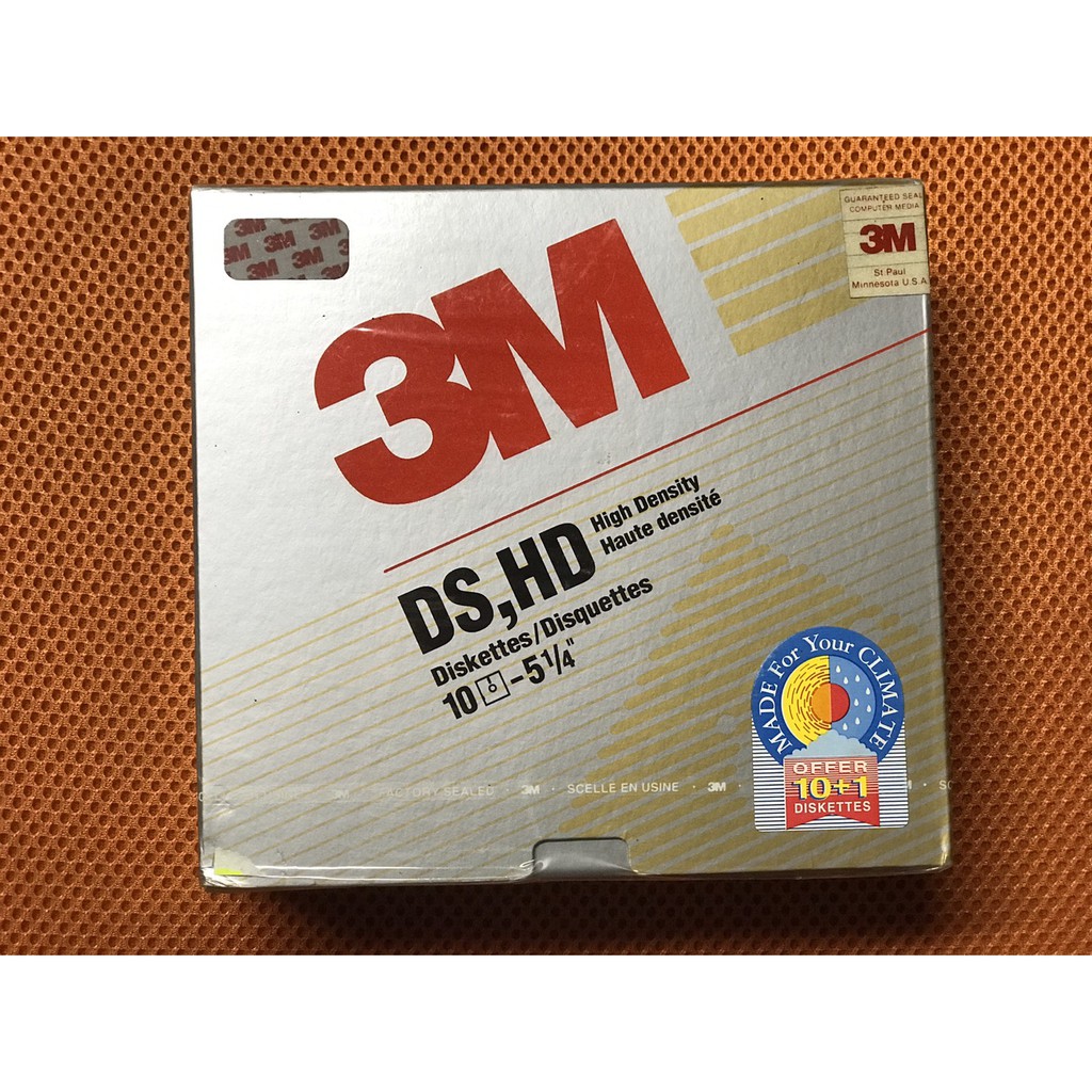 แผ่น ฟล็อปปี้ดิสก์ Floppy Disc ขนาด 5.25 นิ้ว ยี่ห้อ 3M | Shopee Thailand