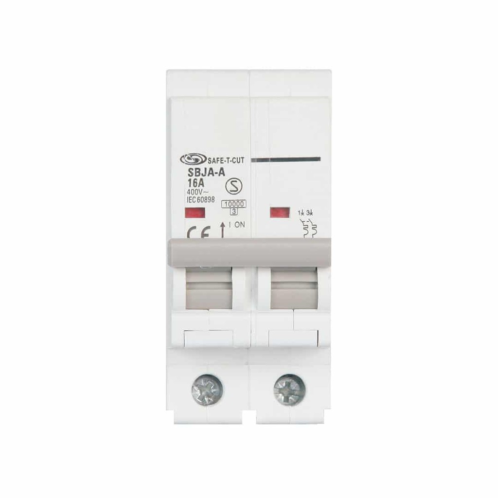 เซฟ-ที-คัท : เซอร์กิตเบรกเกอร์เมน (MCB) รุ่น SBJA-A แบบ USA (2 Pole ...