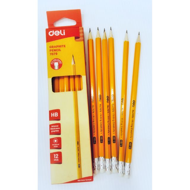 ดินสอไม้ HB Deli รุ่น 7079 | Shopee Thailand
