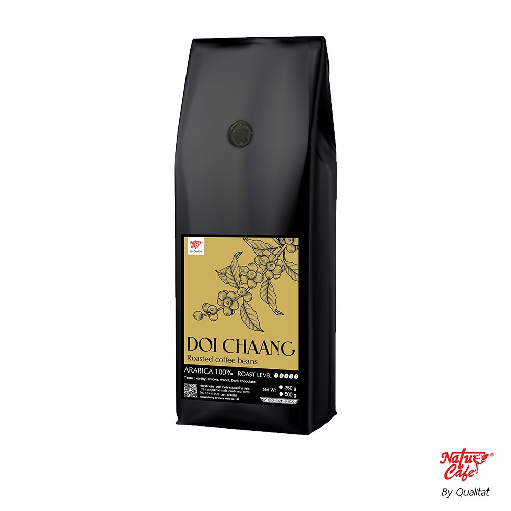 เมล็ดกาแฟคั่ว ดอยช้าง อาราบิก้า100% 250กรัม ตรา เนเจอร์ คาเฟ่ Doi ...