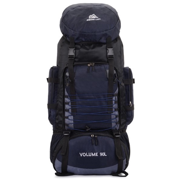 SM กระเป๋าเป้เดินป่า ใบใหญ่ ขนาด 90 ลิตร เป้สะพายหลัง ใบใหญ่ ร่น JK ...
