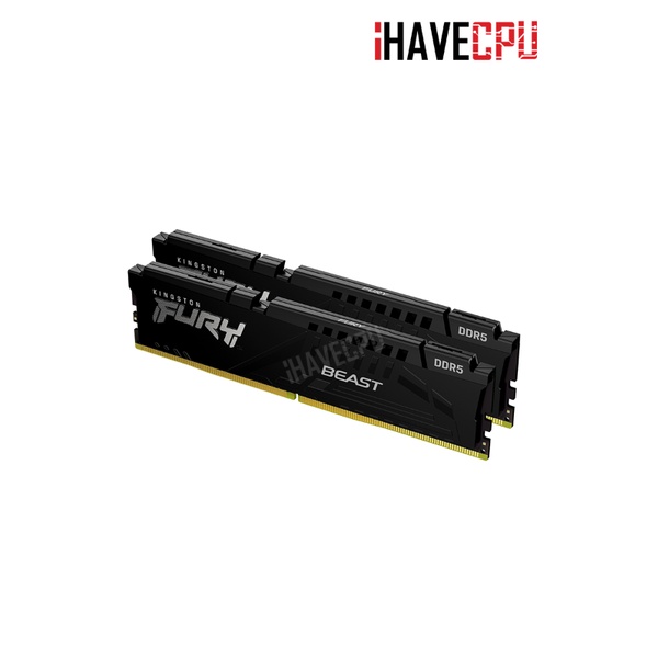 iHAVECPU RAM (แรม) KINGSTON FURY BEAST 32GB (16x2) DDR5 5600MHz BLACK (KF556C40BBK2-32) | Shopee ...