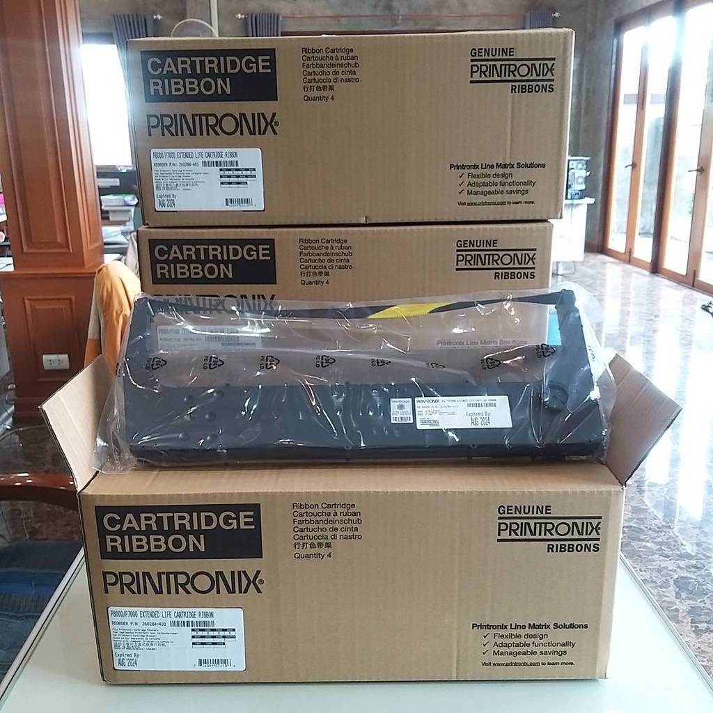 ผ้าหมึกดอทเมตริกซ์ (ของแท้) ยี่ห้อ PRINTRONIX รุ่น P8000/P7000 | Shopee ...