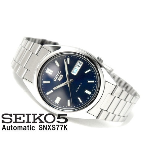 Seiko 5 Sport Automatic นาฬิกาข้อมือผู้ชาย สายแตนเลส สีเงิน รุ่น SNXS77 ...