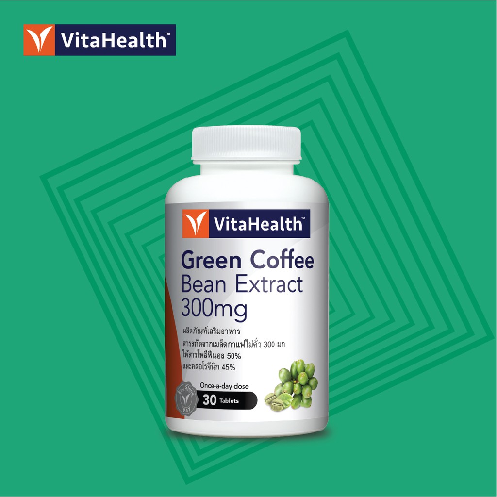 [ Sale ] Vitahealth : Green Coffee Bean Extract 300mg ผลิตภัณฑ์เสริม ...