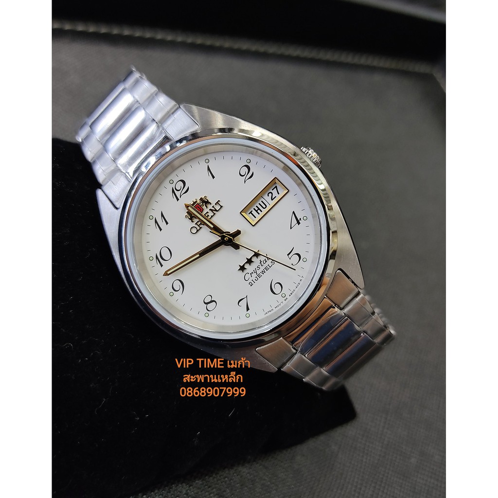 นาฬิกาผู้ชาย Orient Three Star Automatic AB00003W รับประกันศูนย์บ.สหกรุงทอง 1 ปี | Shopee Thailand