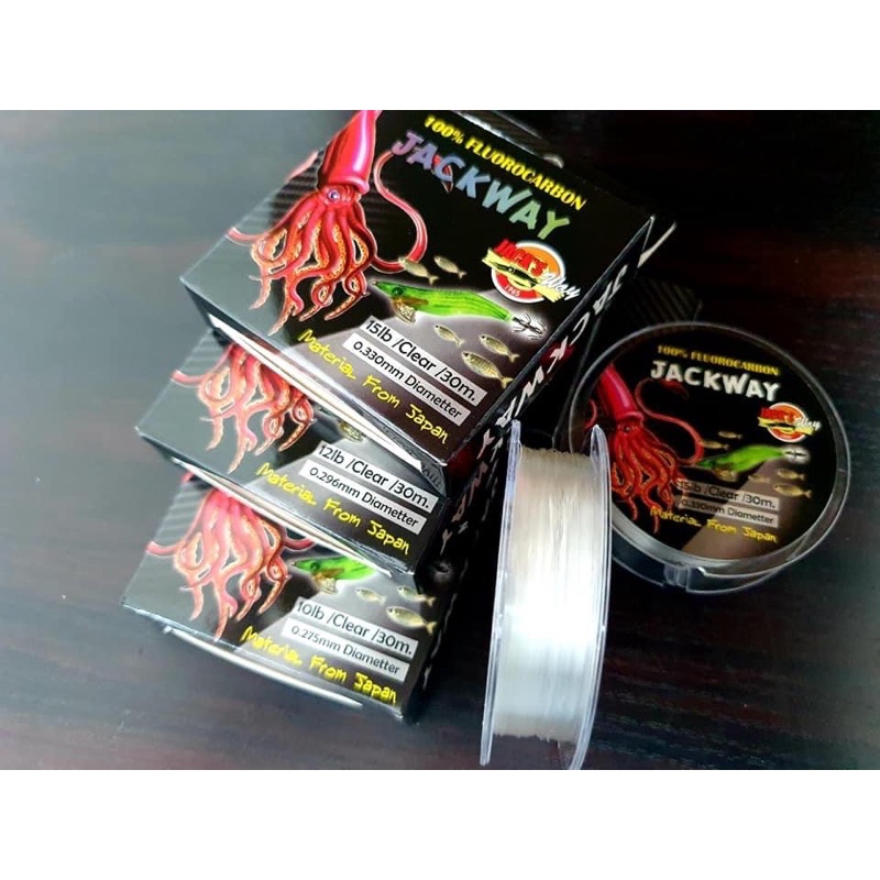 สายฟลูโรคาร์บอน 100% Jack way | Shopee Thailand
