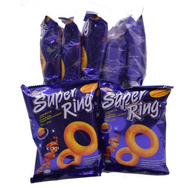 ขนม Super Ring รสชิส ขนาด 60 g จำนวน 5 ห่อ | Shopee Thailand