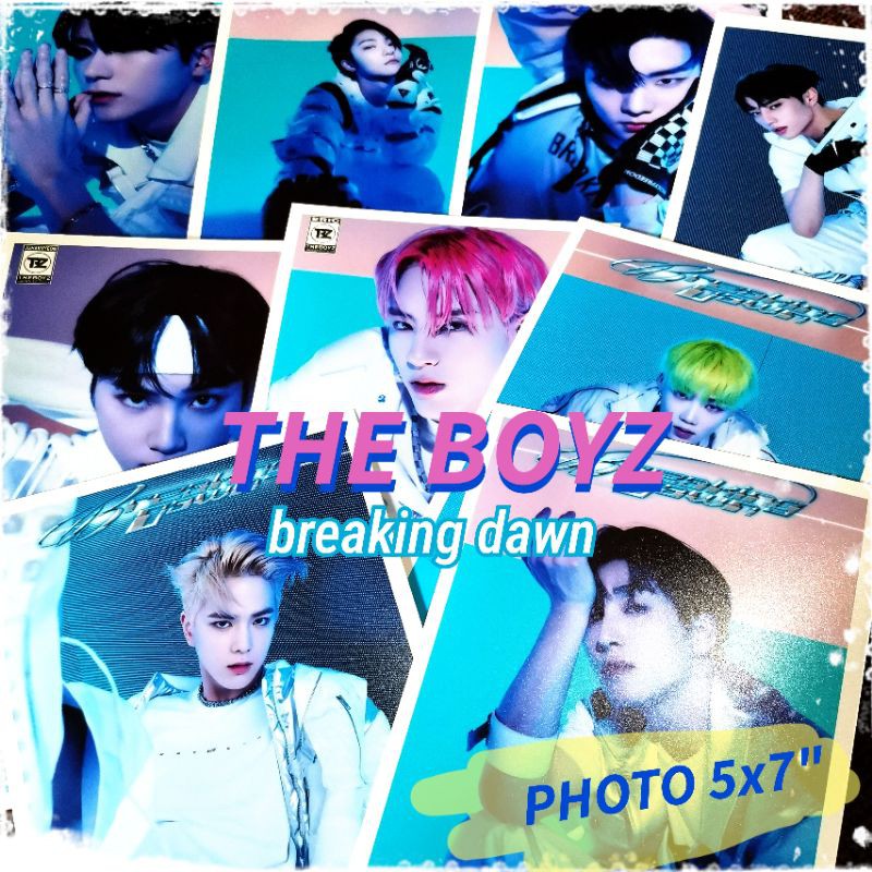 the boyz - รูป 5x7 นิ้ว breaking dawn kpop | Shopee Thailand