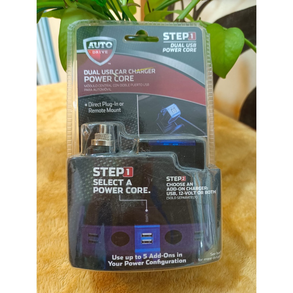 Auto Driver 2 hole Usb เสียบ usb ในรถ หัวเสียบชาร์จแบตเตอรี่ในรถ แบบ ...