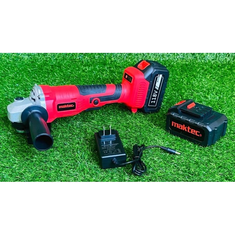 เครื่องเจียรไร้สาย #หินเจียรแบต MAKTEC 118V ขนาด 4 นิ้ว Made in japan ...