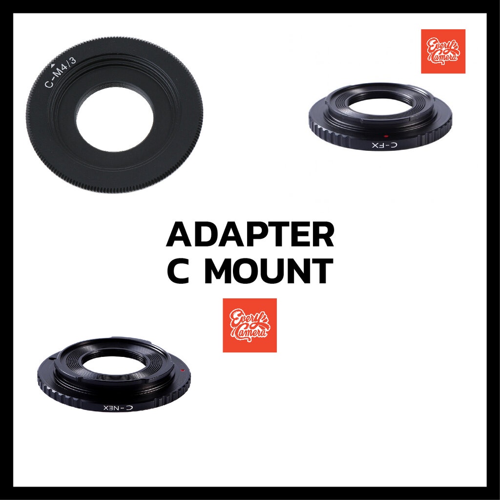 C Mount Lenses to Sony E m4/3 fuji Adapter K&F Concept Lens Adapter ...