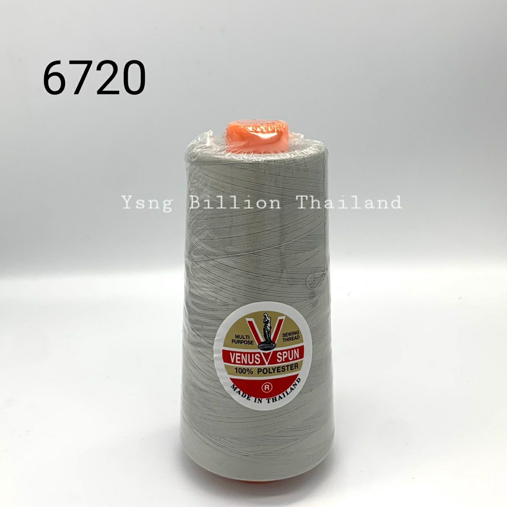 ด้ายเย็บผ้าวีนัส ด้ายหลอดใหญ่ ด้ายCMPเบอร์ 60 30/2 แกนส้ม 270g Venus sewing thread (Part2 ...