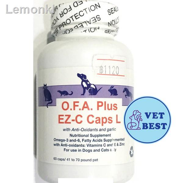 ♕OFA Plus EZ-C Caps L (สุนัข 19 กก ขึ้นไป) บำรุงขนและผิวหนัง2021 ทัน ...