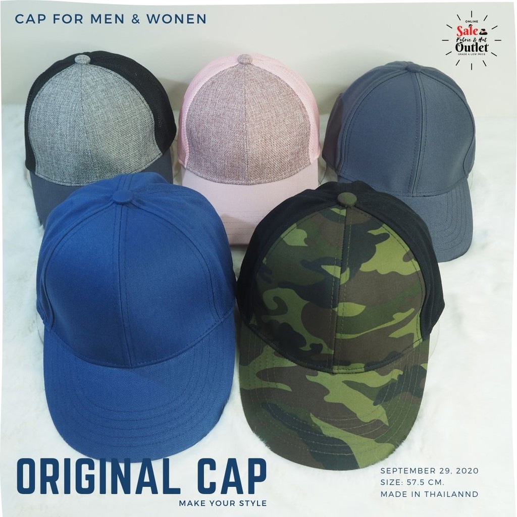 หมวกแก๊ป KELLY ORIGINAL CAP UNISEX 2020 SET 4 | Shopee Thailand