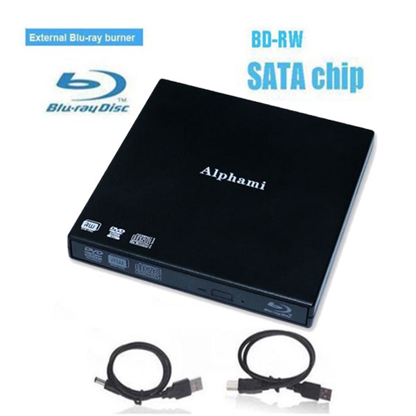 Usb ภายนอก 1080P HD Blu-ray drive Player Burner,BD-RW BD DVD CD Player ...