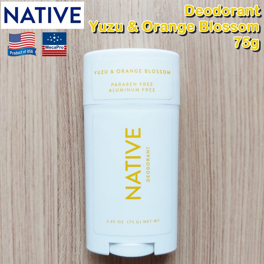 NATIVE® Deodorant Yuzu & Orange Blossom 75g เนทีฟ ระงับกลิ่นกาย กลิ่น ...