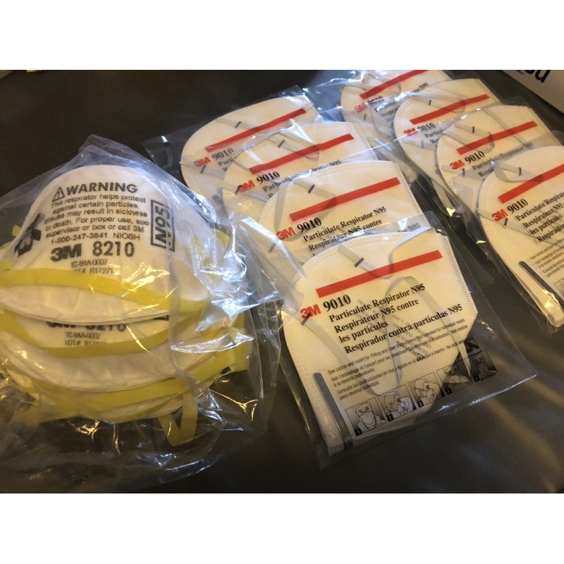 หน้ากาก N95 3M แท้ รุ่น 9010/8210 | Shopee Thailand