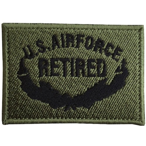 อาร์มรีดติดเสื้อ ตัวรีดติดเสื้อ US AIRFORCE RETIRED Patch ขนาด 7 cm ...