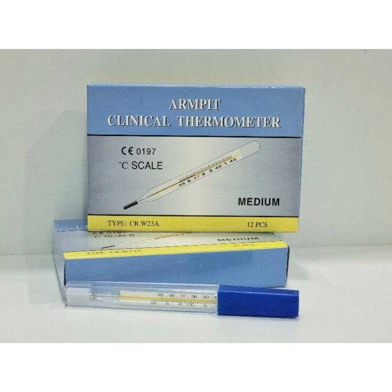 ปรอทวัดไข้แท่งแก้ว Clinical Thermometer | Shopee Thailand